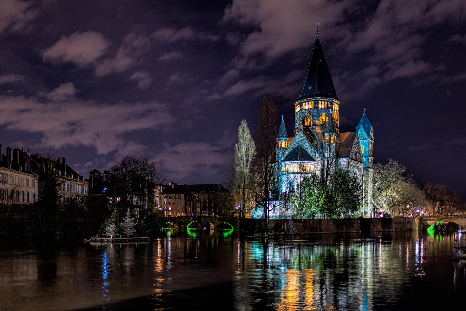 Metz By Night la magie des photos de nuit de Metz ! ... #i ️metz